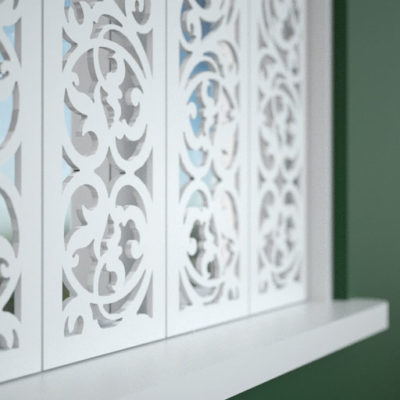 Made to Measure Decorative Shutters, 750mm wide x 850mm high - Jali