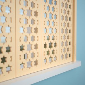 Made to Measure Decorative Shutters, 800mm wide x 1000mm high - Jali