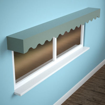 Made to Measure Pelmet, 2700mm x 200mm - Jali