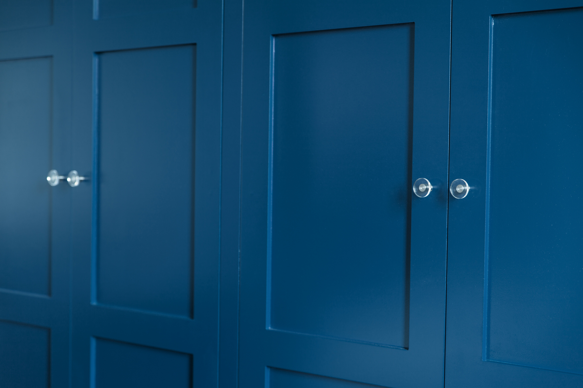 Blue Wardrobe Doors - Jali Gallery