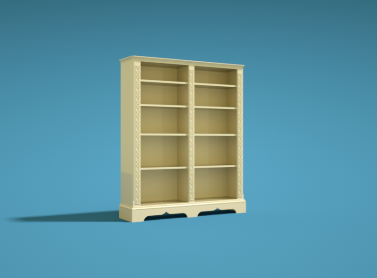 Ornate Bookcase Design - Jali Gallery