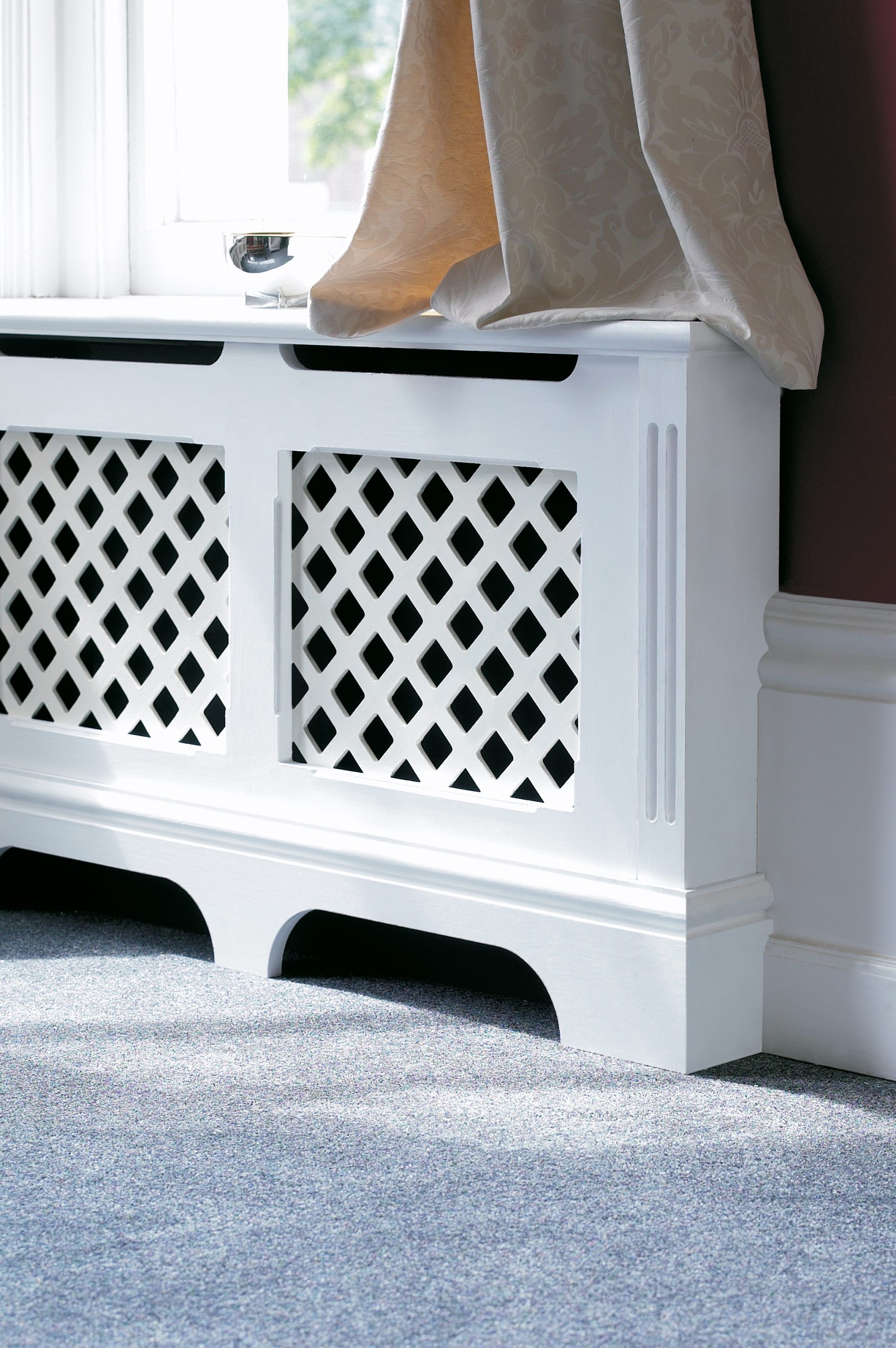 Classic Scribed Radiator Cabinet - Jali Gallery