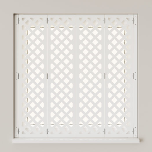 Made to Measure Decorative Shutters - Trellis - Jali