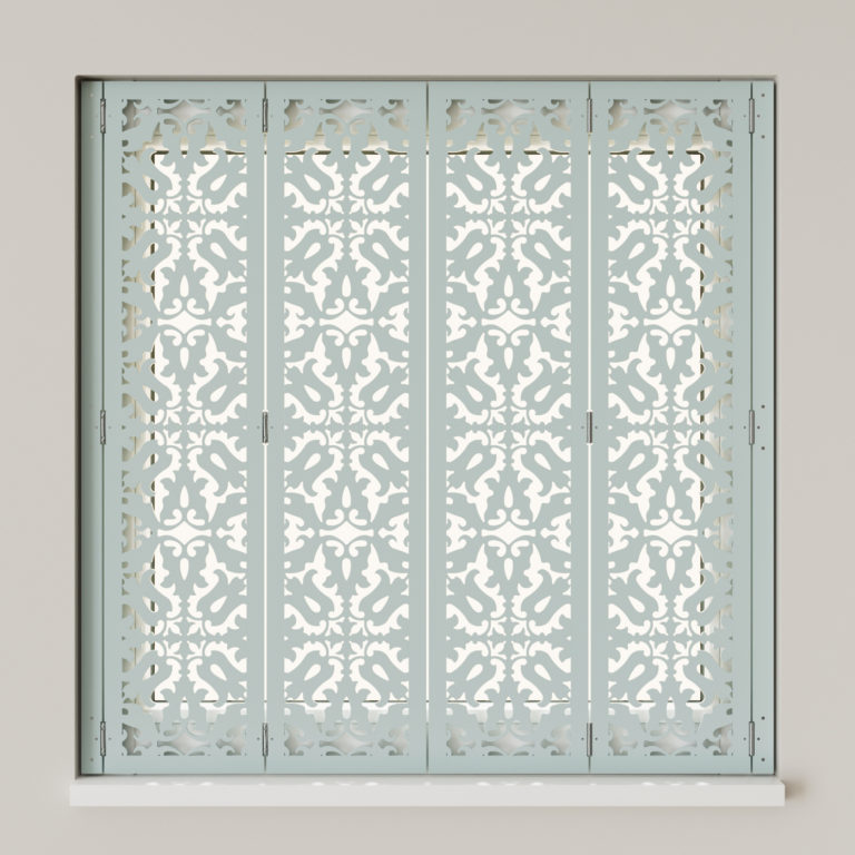 Made to Measure Decorative Shutters, 800mm wide x 1000mm high - Jali