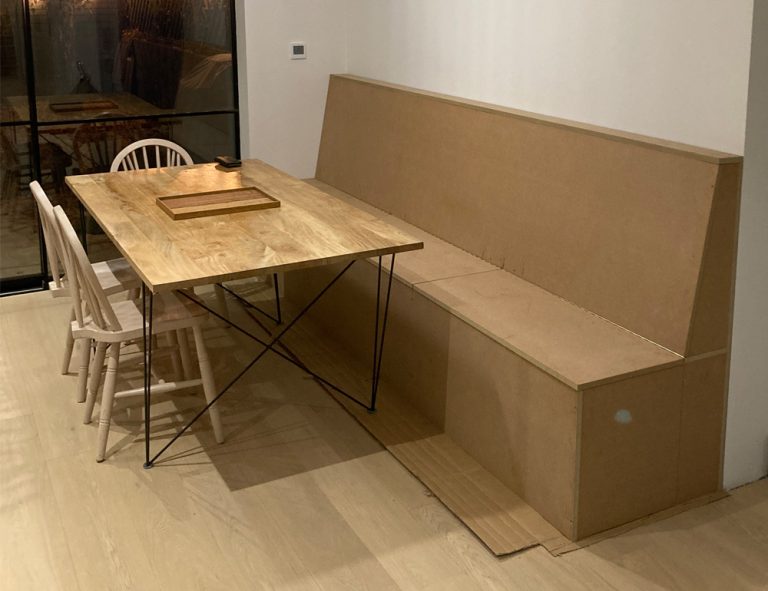 Creating Custom Bench Seating with MDF Shapes - Jali Blog