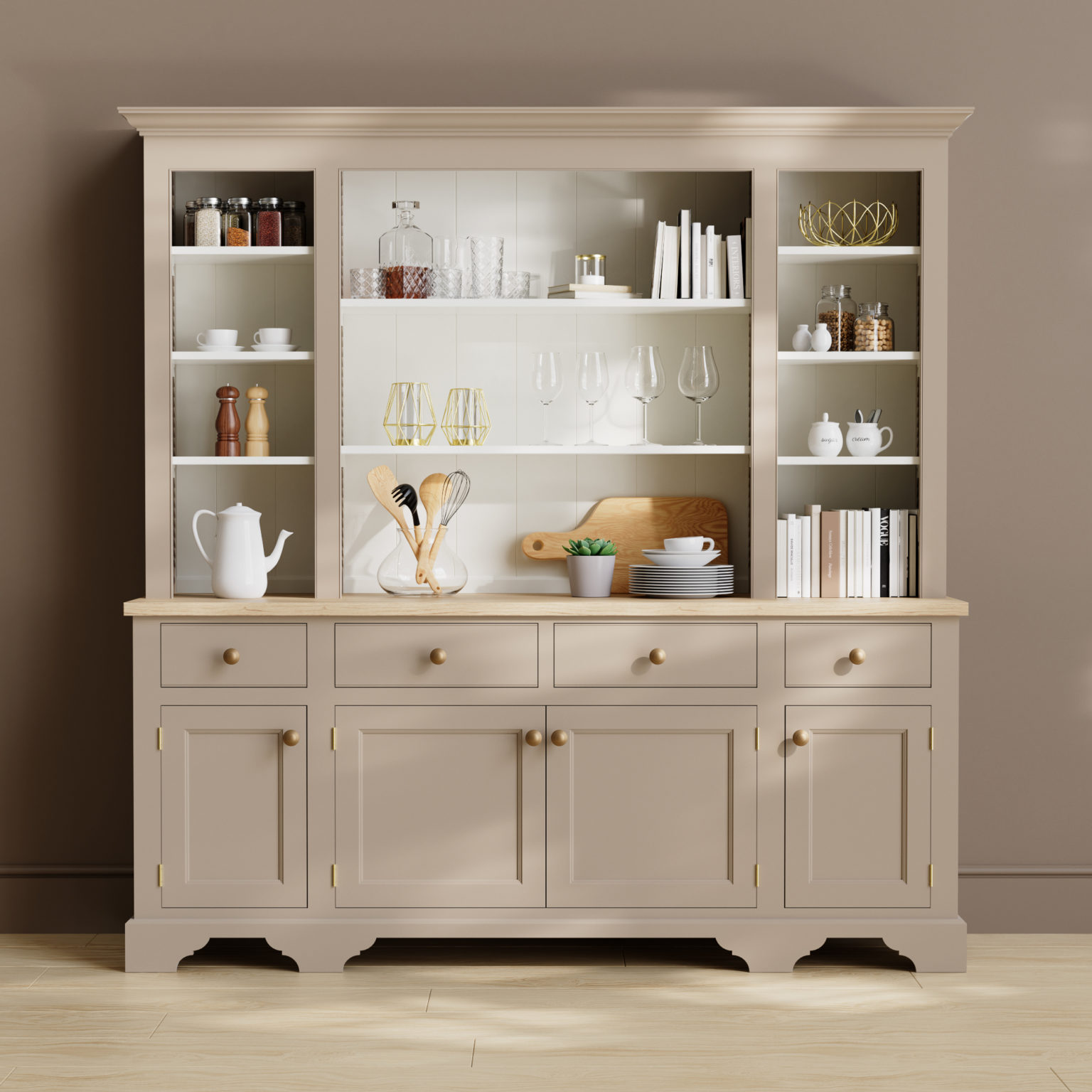 Triple Kitchen Dresser 15 - Jali