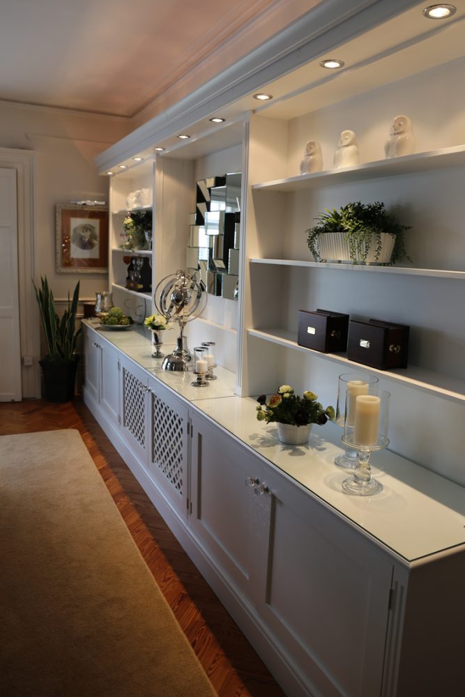 How To Turn A Wall Into A Stunning Wall Unit! - Jali Blog